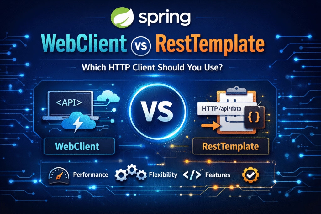 Spring WebClient vs RestTemplate (and Spring 6 RestClient) – Best Choice for 2026